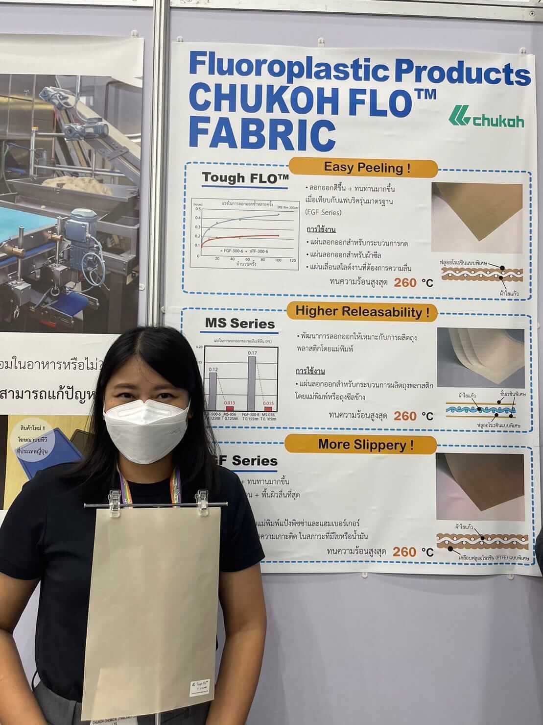 Chukoh “Tough Flo™” ผลิตภัณฑ์ผ้าซีลทนความร้อนใหม่ล่าสุด
